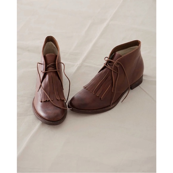 THE GREAT. | Shoes | The Great Kilty Chukka Boots Fringe Ankle Boots ...